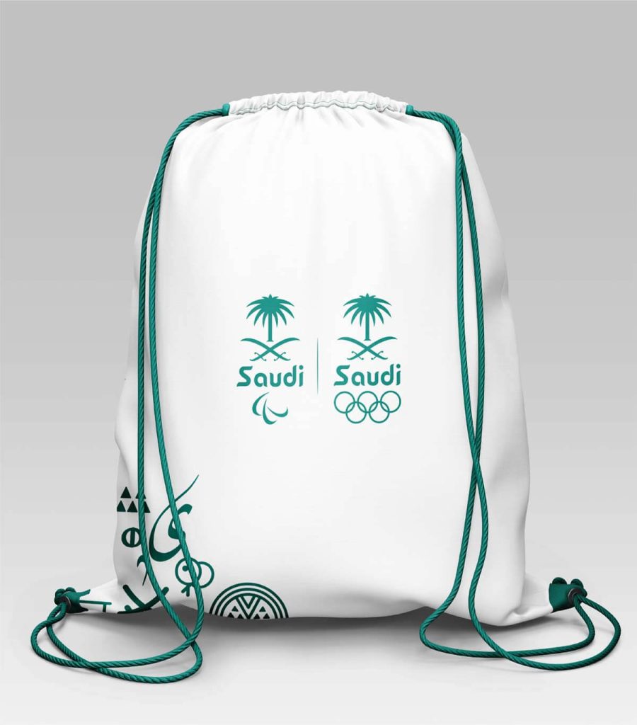 Backpack White - Saudi Olympic & Paralympic Committee