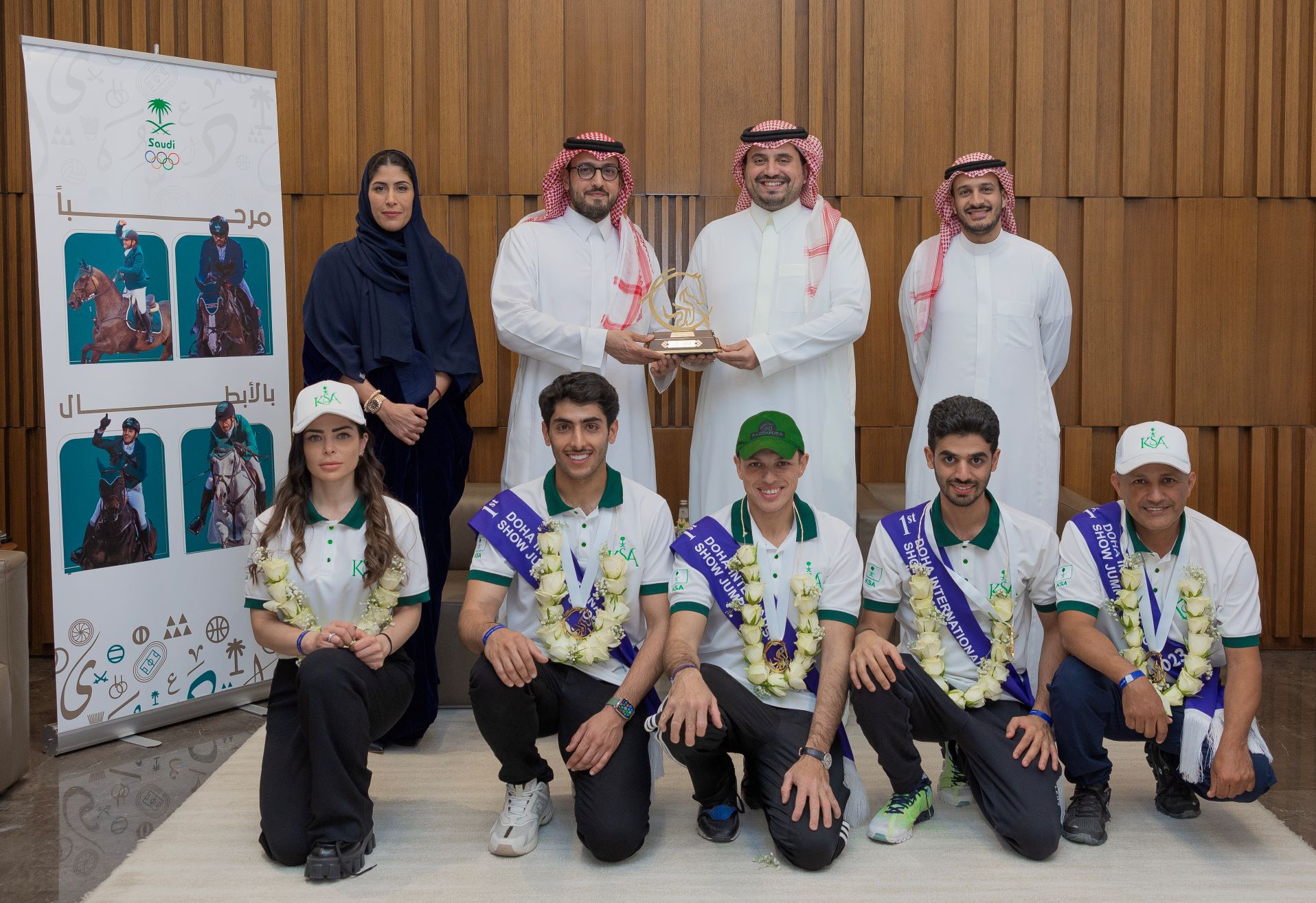 The Saudi show jumping team managed to qualify for the 2024 Paris ...